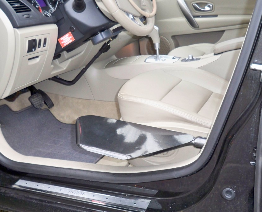 Tablette de transfert manuelle de voiture pour PMR